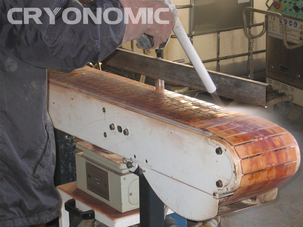 Cleaning production equipment