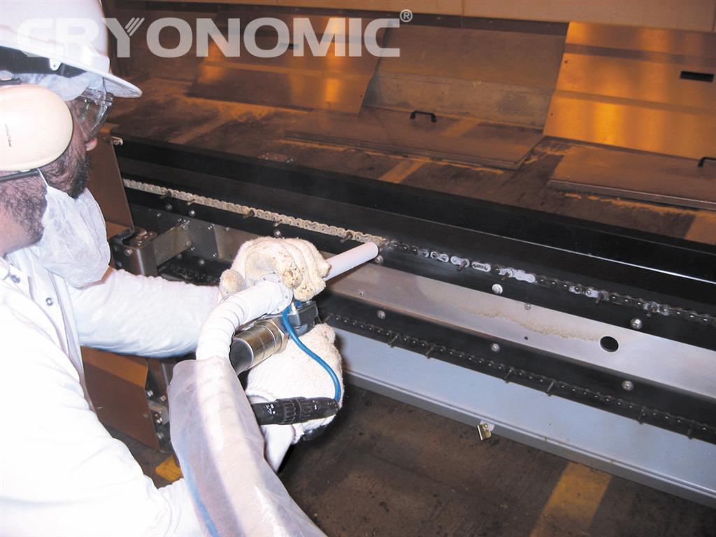 Cleaning food production lines