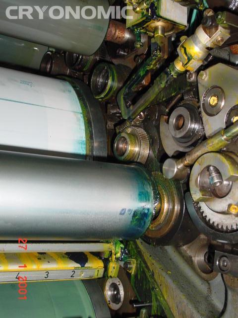 Printing press cleaning
