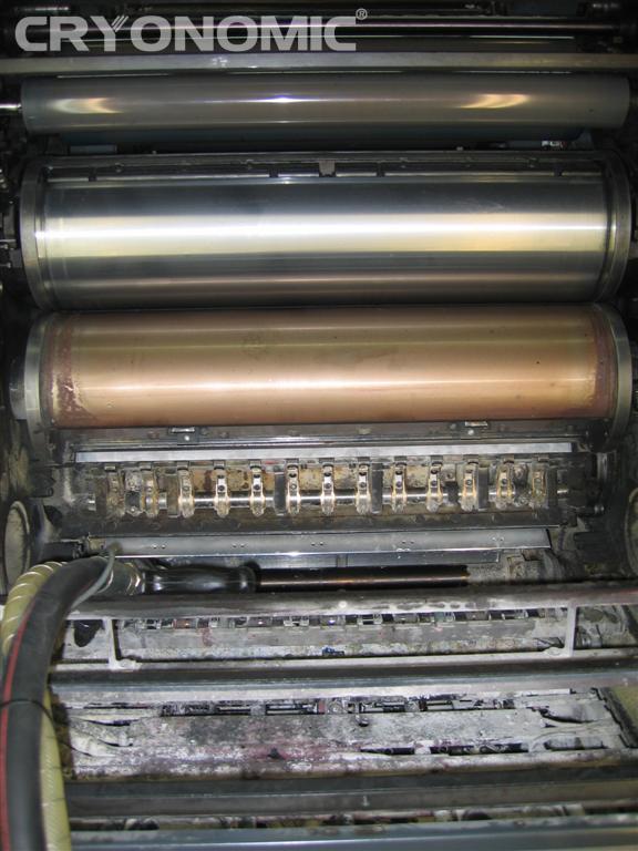 Printing press cleaning