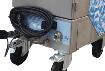 Dry ice blasting machine COB81: remote control in option