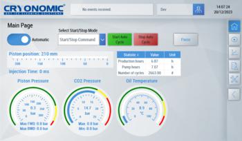 Dry ice production machine CIP-5S (100kg/h)
